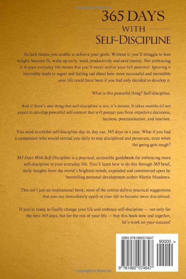 365 Days With Self-Discipline – FitnSupport