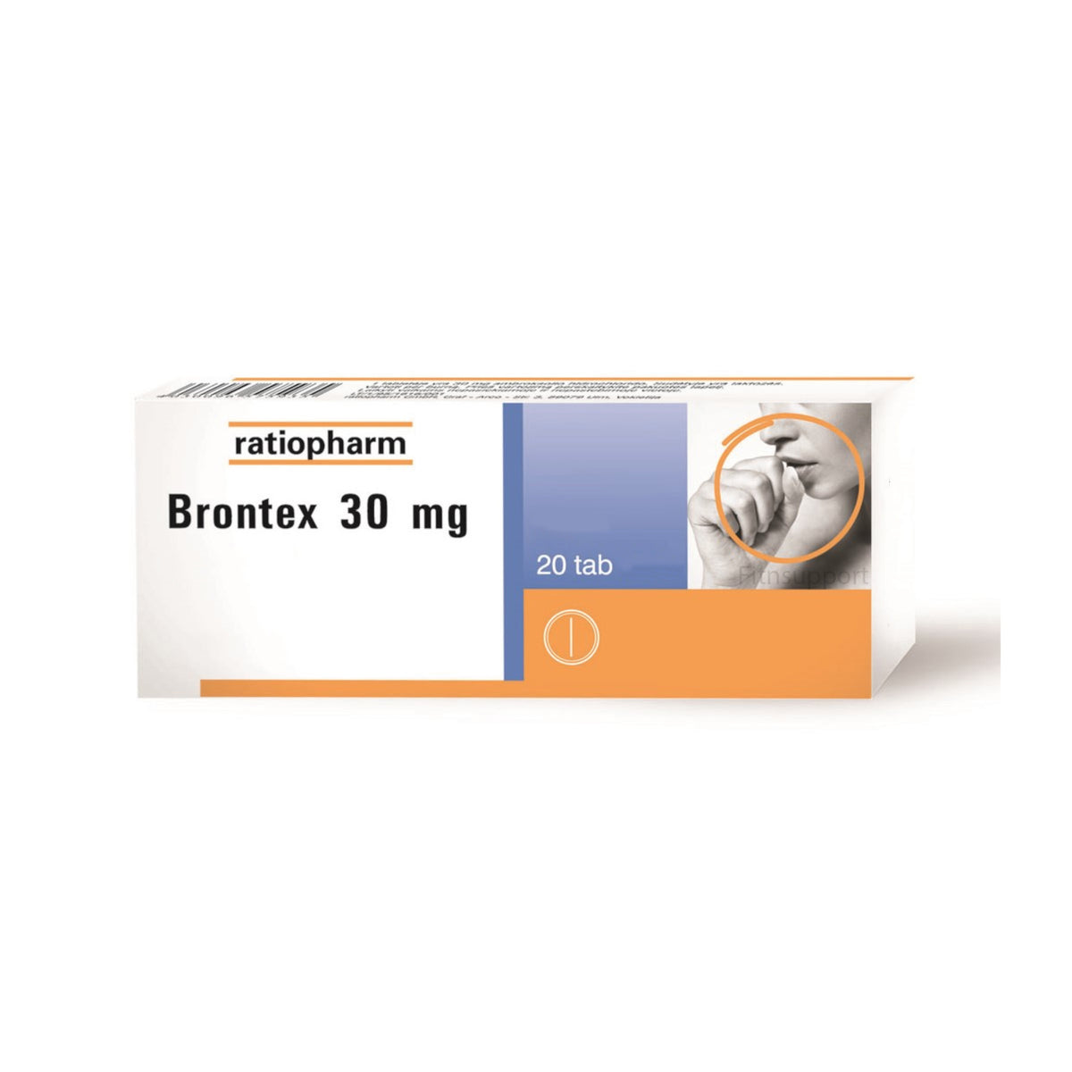 Brontex 30mg tablets N20 – FitnSupport