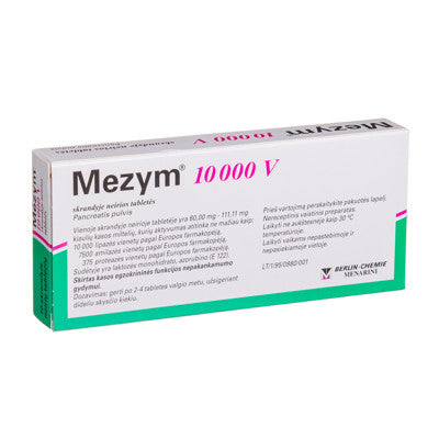 Mezym Forte 10000V 10 Coated Tablets – FitnSupport